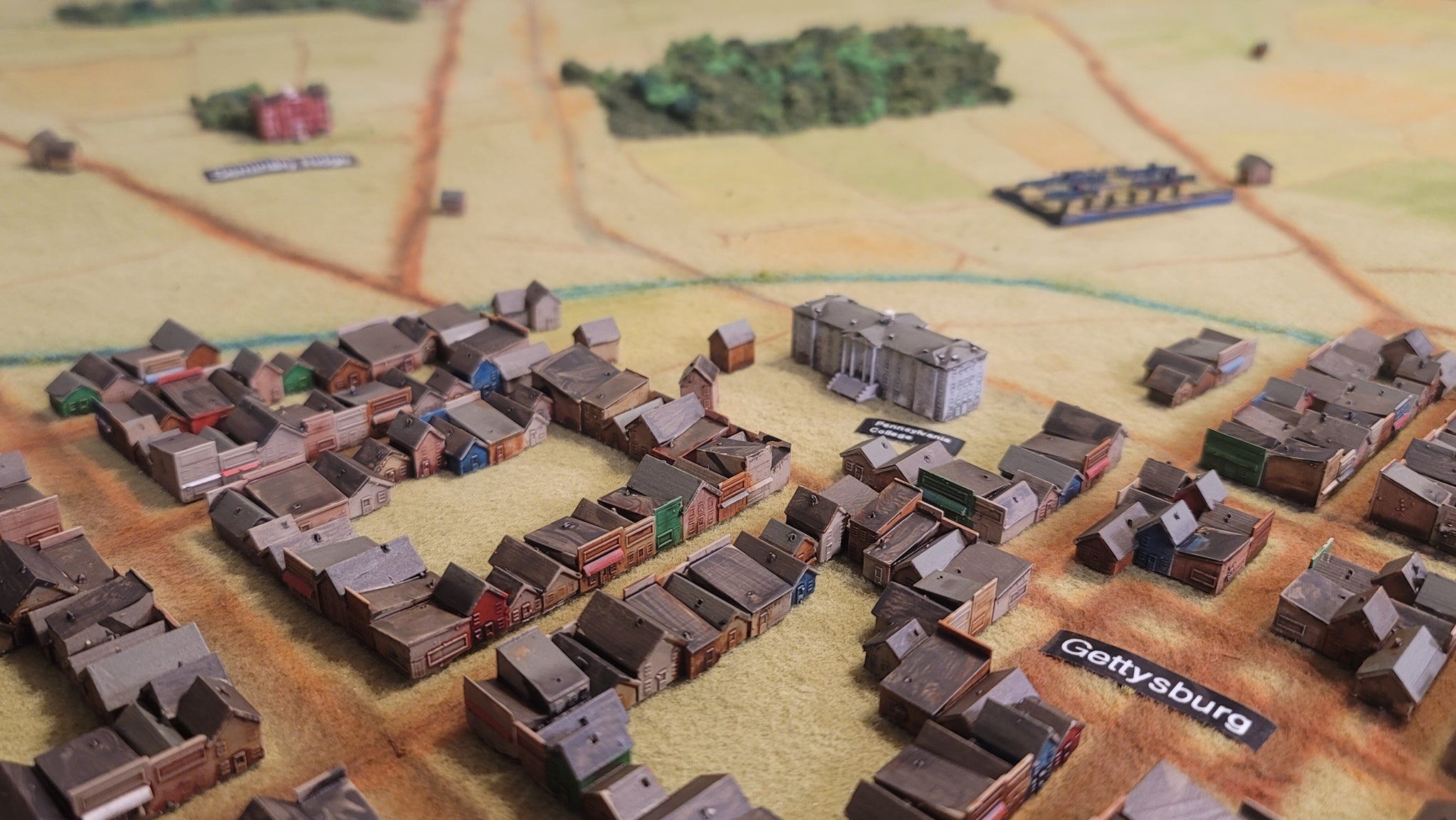 2mm ACW buildings and Town Blocks – Project Wargaming
